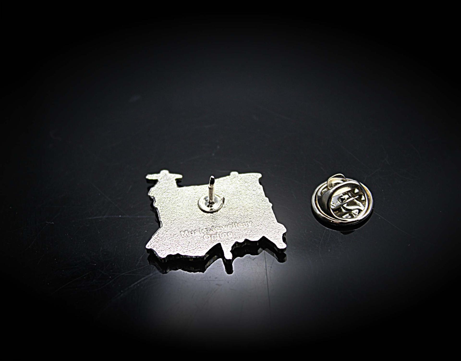 Drum Kit Pin Badge | Music Jewellery Online